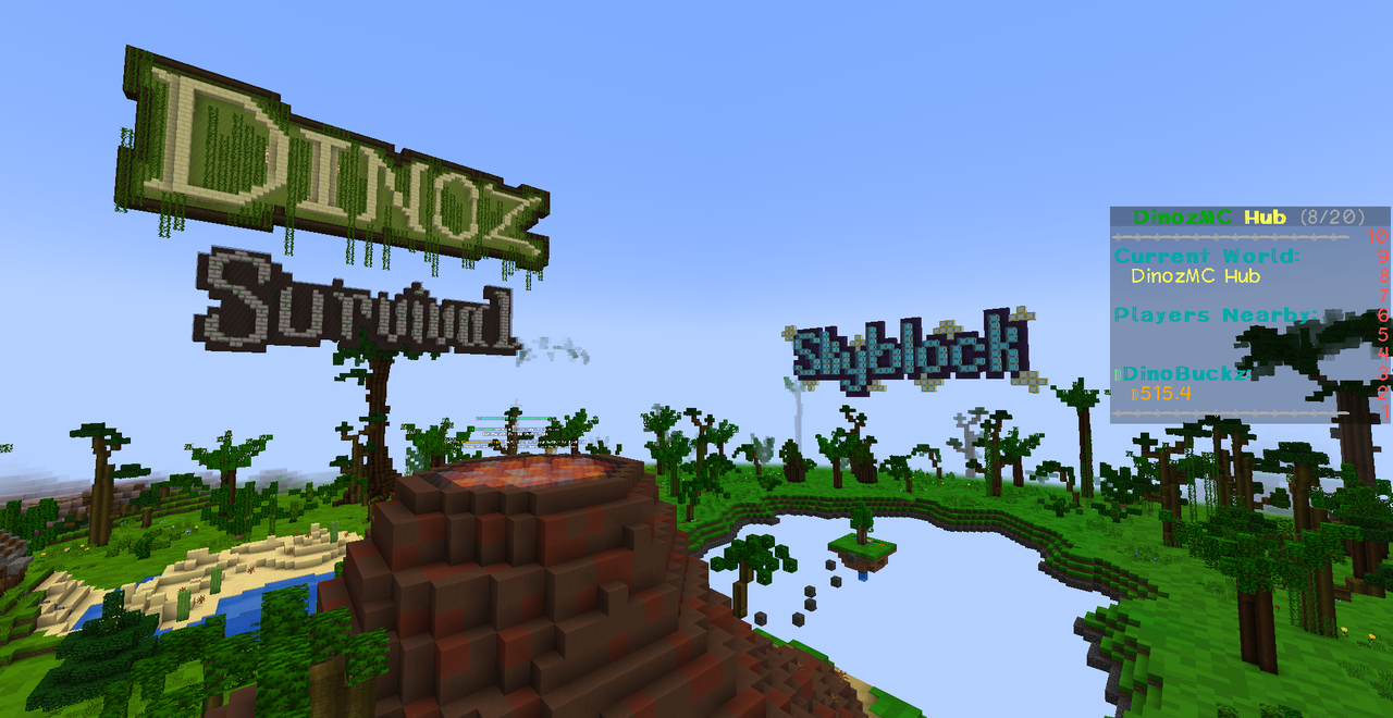 DinozMC|[1.20.4][Survival][Creative][SkyBlock][OneBlock][Grief/PVP][Quests][Towny/Anti-Grief ...