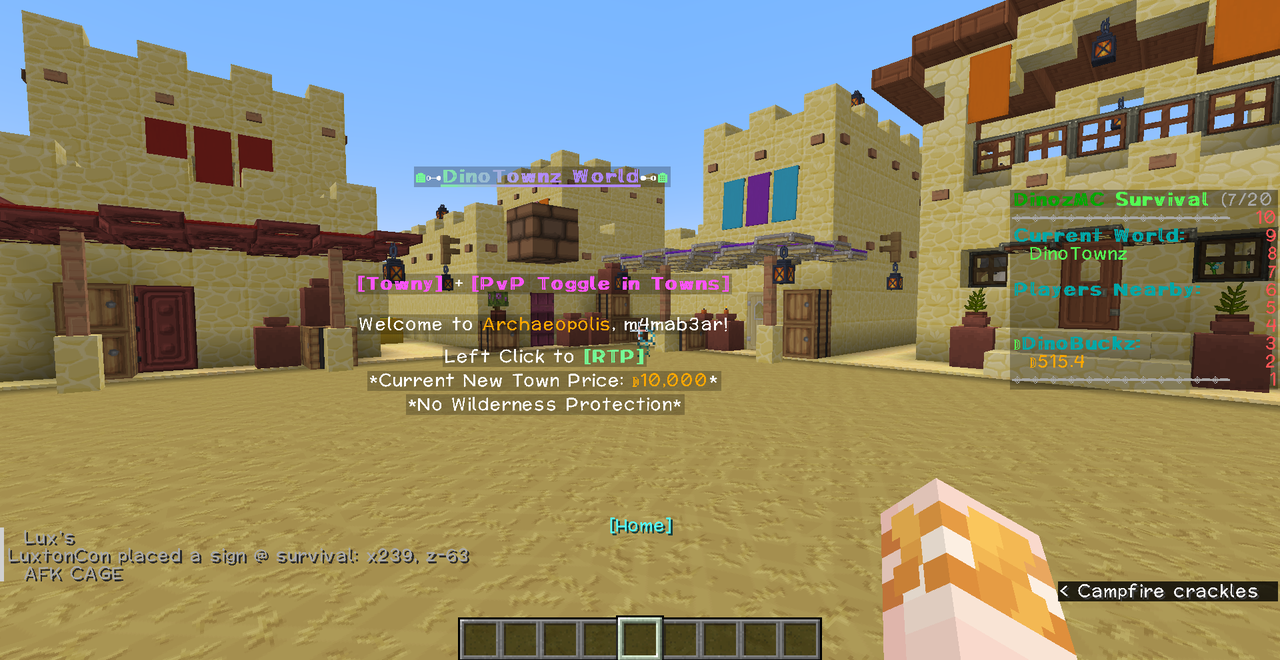 DinozMC|[1.20.4][Survival][Creative][SkyBlock][OneBlock][Grief/PVP][Quests][Towny/Anti-Grief ...