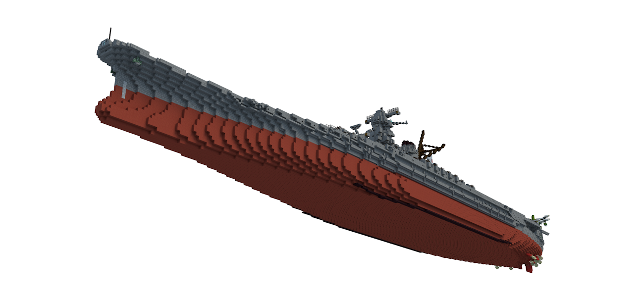 IJN BBA Owari .1944 (Download) Minecraft Map