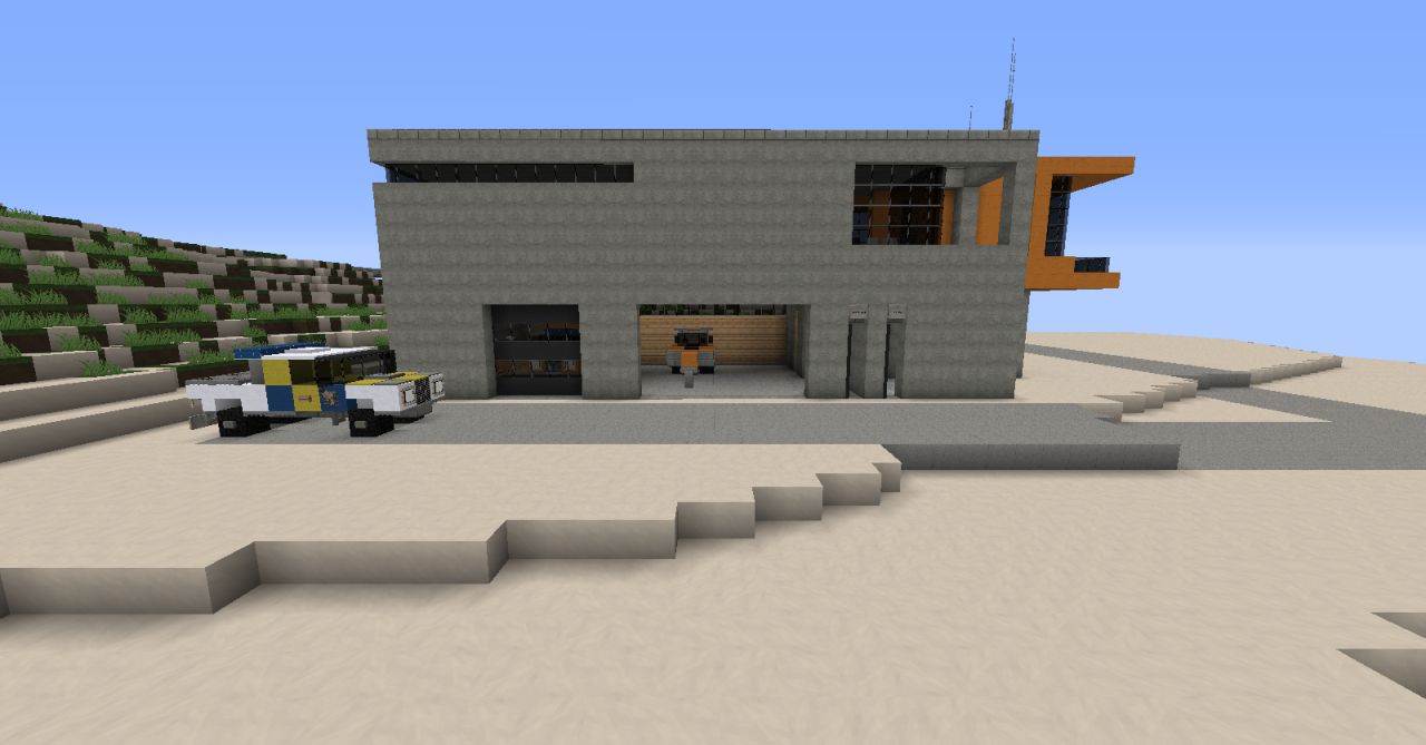 Modern lifeguard station Minecraft Map