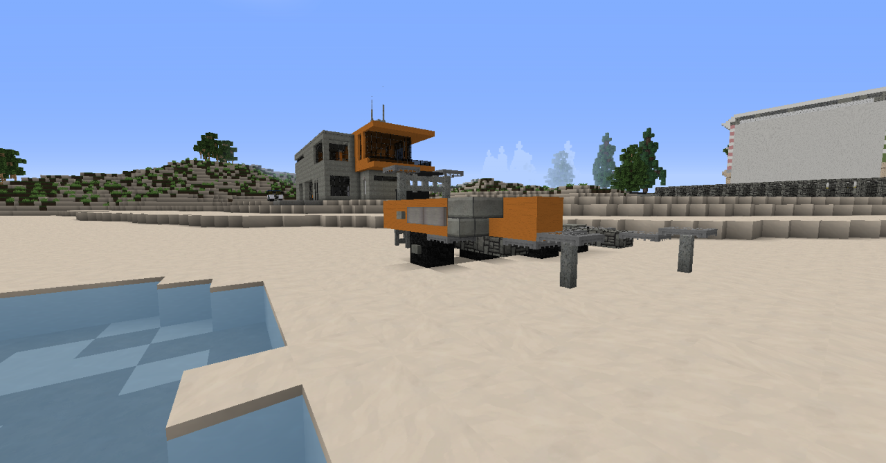 Modern lifeguard station Minecraft Map