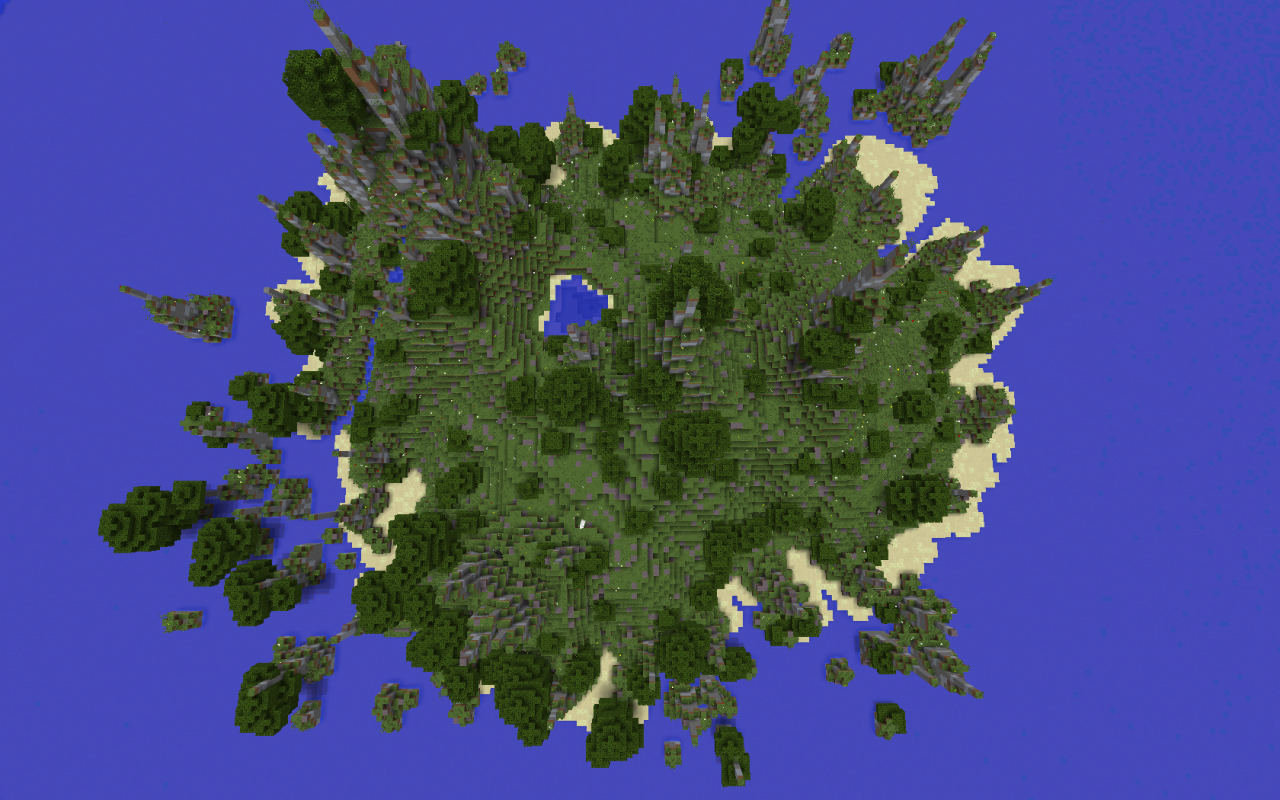 The island Minecraft Map