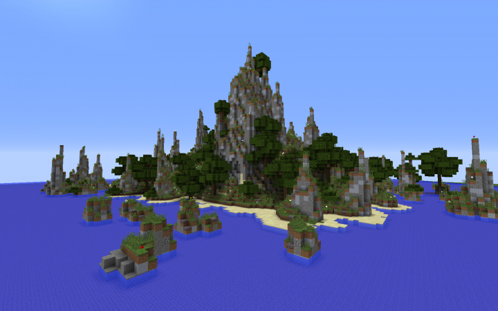 The island Minecraft Map