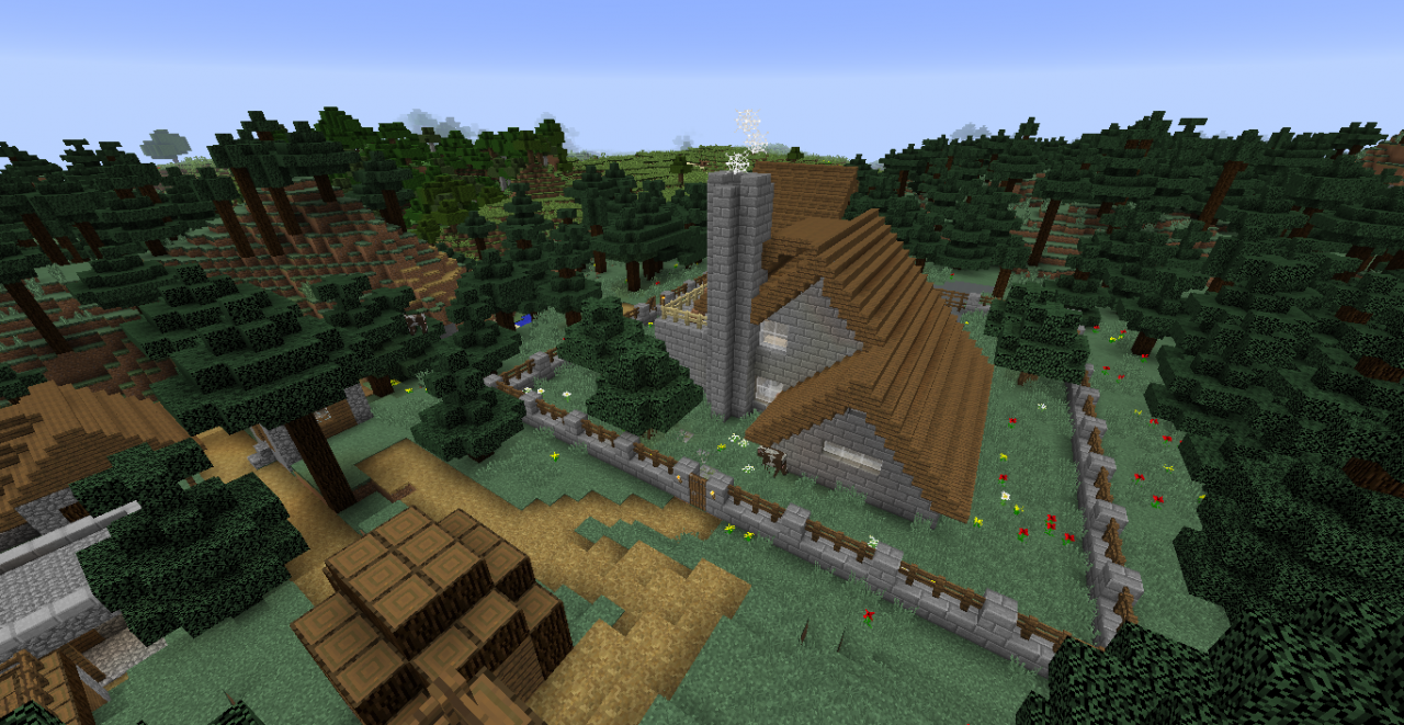 Forest House Minecraft Map