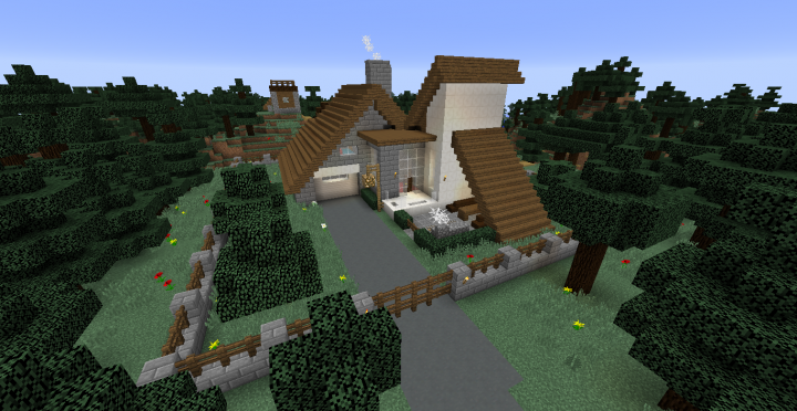 Forest House Minecraft Map