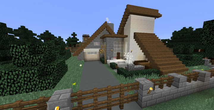 Forest House Minecraft Map