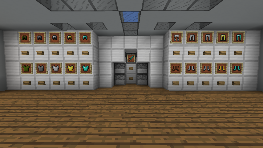 Armor Equipper & House Minecraft Map