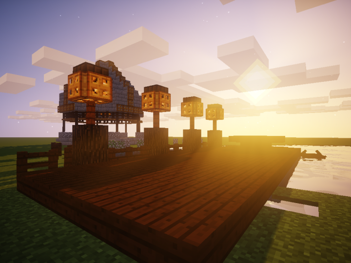 Beautiful Lake (MC 1.12, Chocapic) Minecraft Map