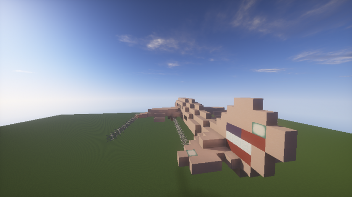 Passenger plane Minecraft Map