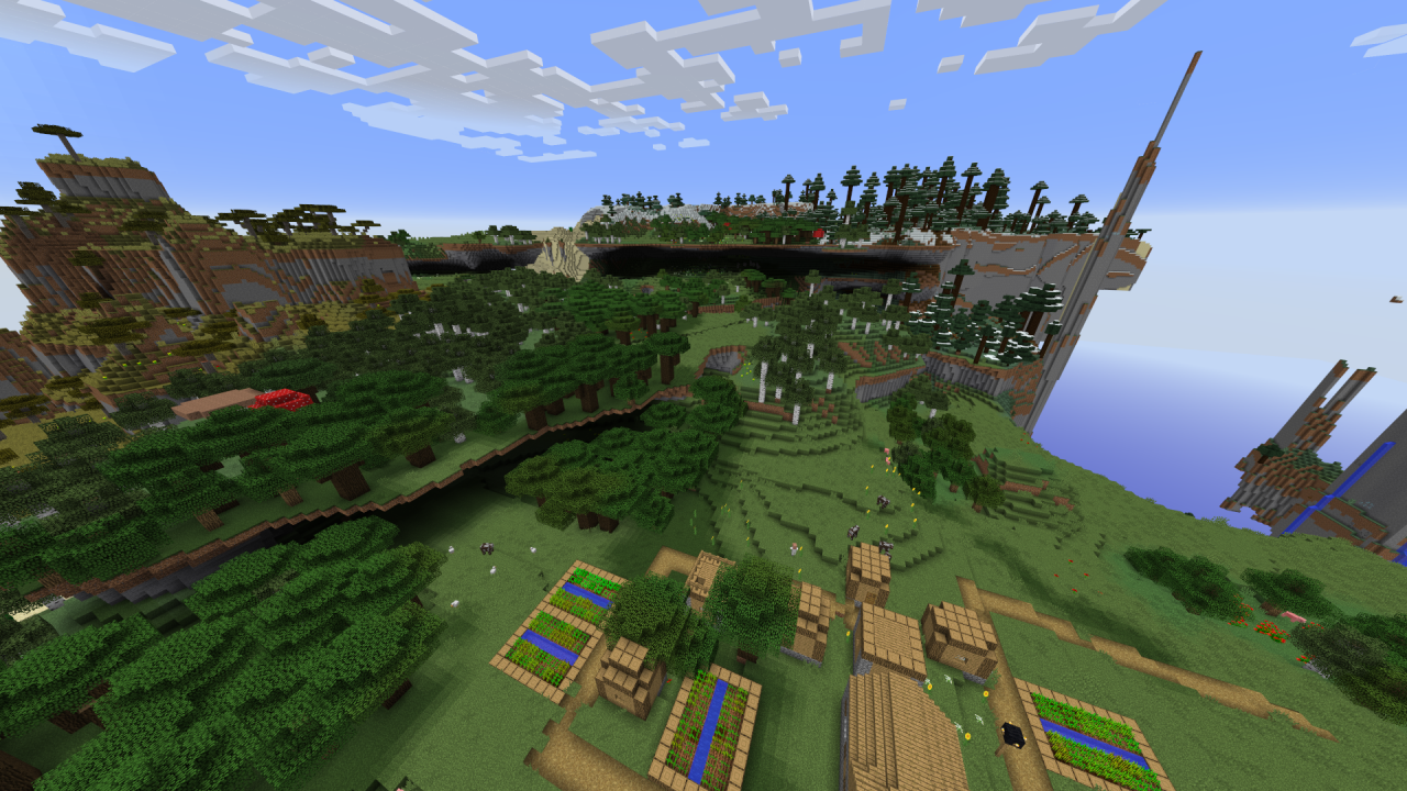 Hard-to-explain custom world preset Minecraft Map