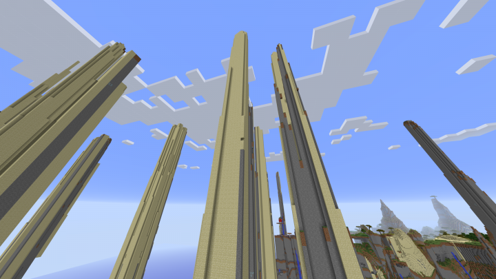 Hard-to-explain custom world preset Minecraft Map