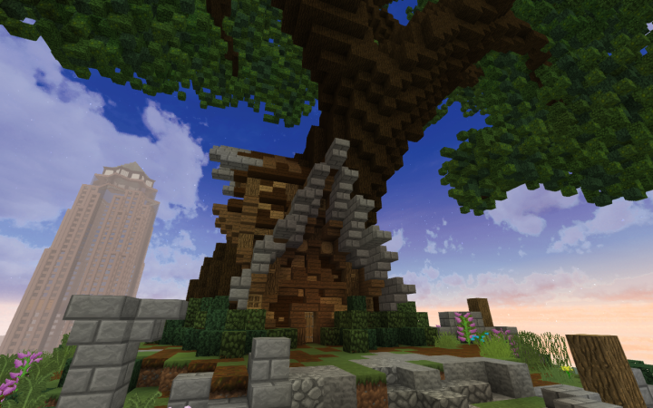 Treehouse//Elven House Minecraft Map