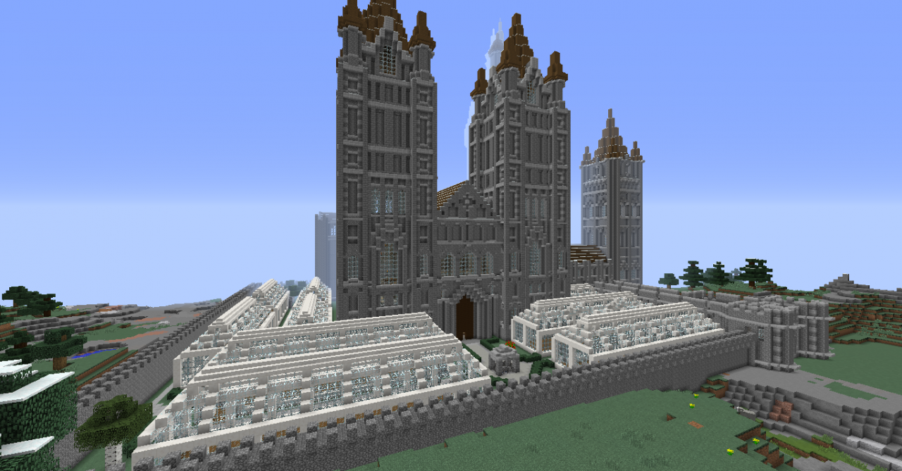 Hogwarts castle build!! Minecraft Map