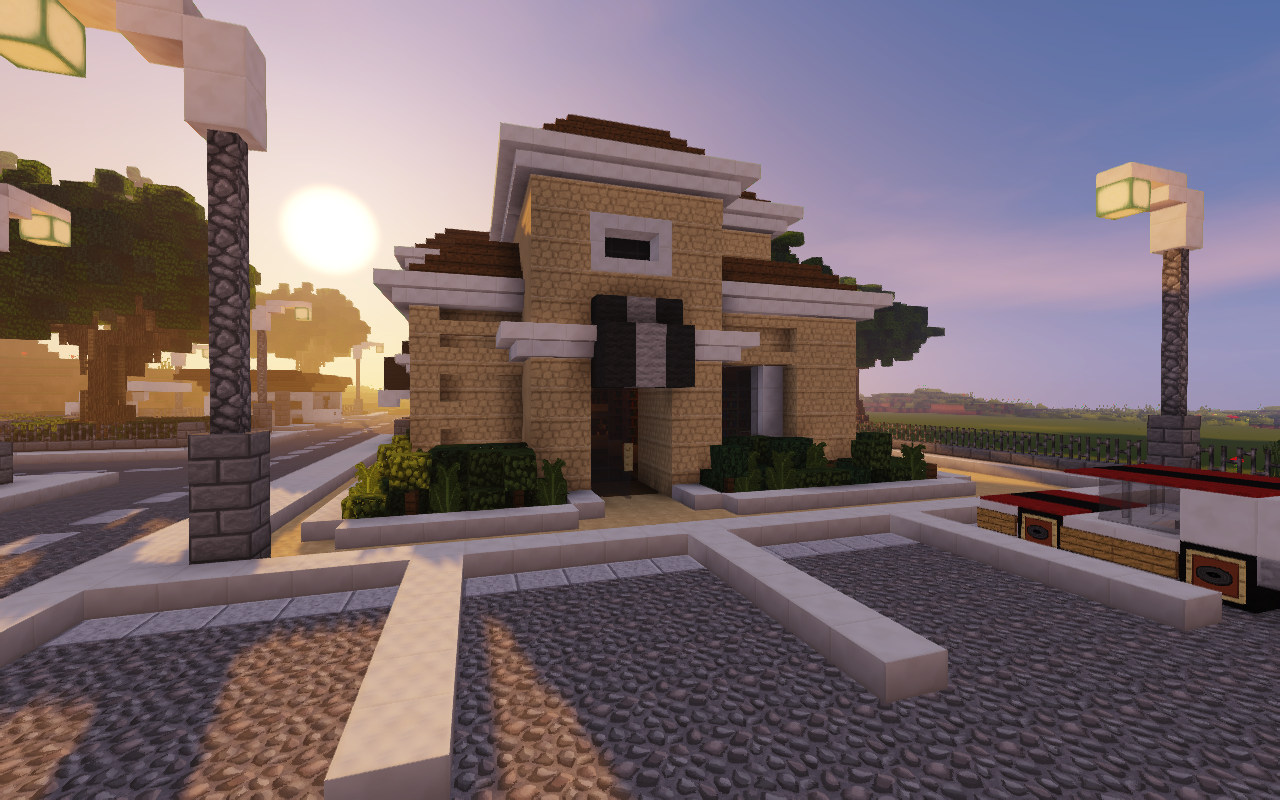 Modern Library // Three Streams Build Minecraft Map