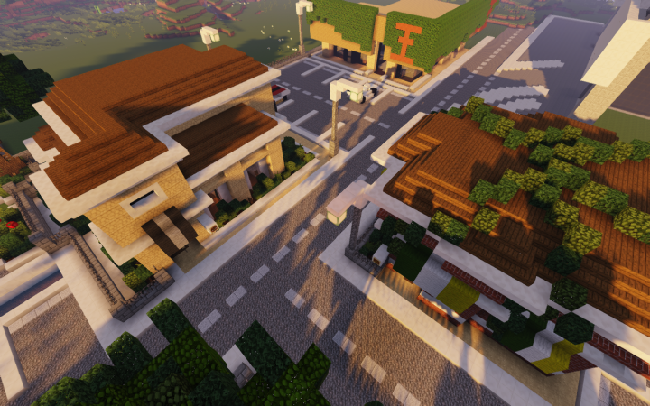 Modern Library // Three Streams Build Minecraft Map