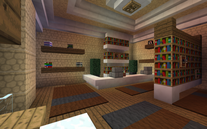 Modern Library // Three Streams Build Minecraft Map