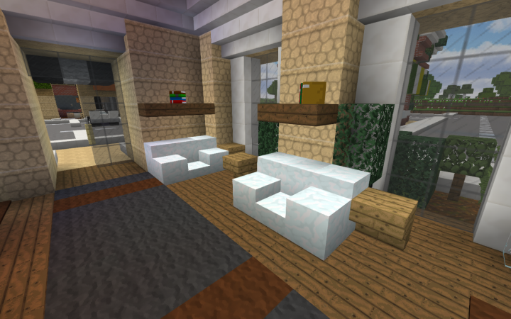 Modern Library // Three Streams Build Minecraft Map