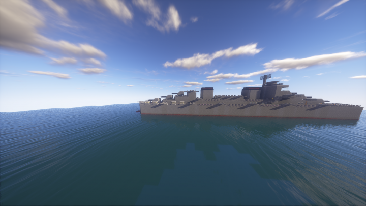 Atlanta class light AA Cruiser Minecraft Map