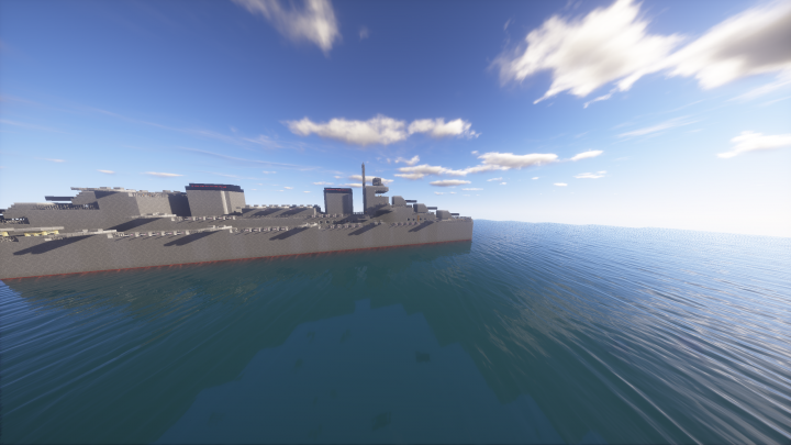 Atlanta class light AA Cruiser Minecraft Map