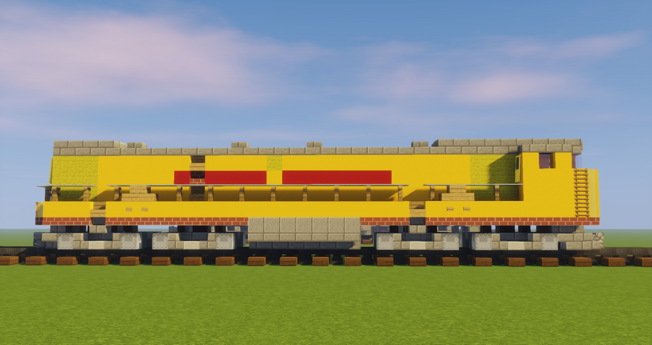 [1.5:1 Scale] GE U50/U50C Union Pacific & Southern pacific diesel ...