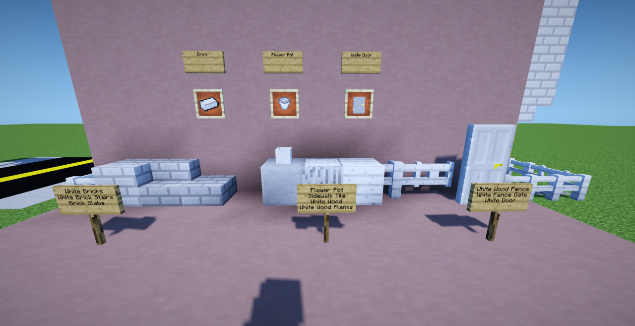 [WIP] White Bricks & Wood Minecraft Texture Pack