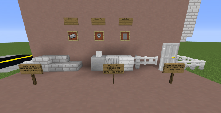 [WIP] White Bricks & Wood Minecraft Texture Pack