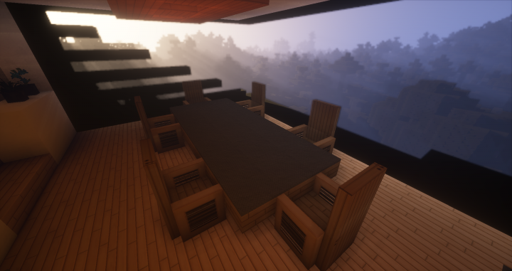 Modern Hill House Minecraft Map