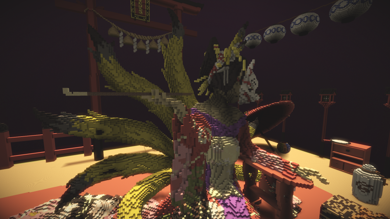 OIRAN KYUBINO-KITSUNE(9taild fox) Minecraft Map