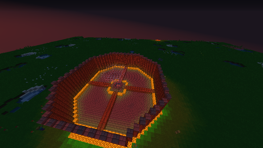 Bright Wooden PvP Arena Minecraft Map