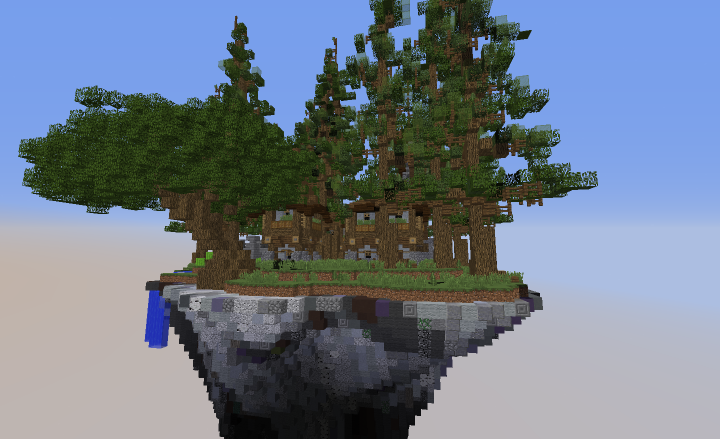 Sky island hub Minecraft Map