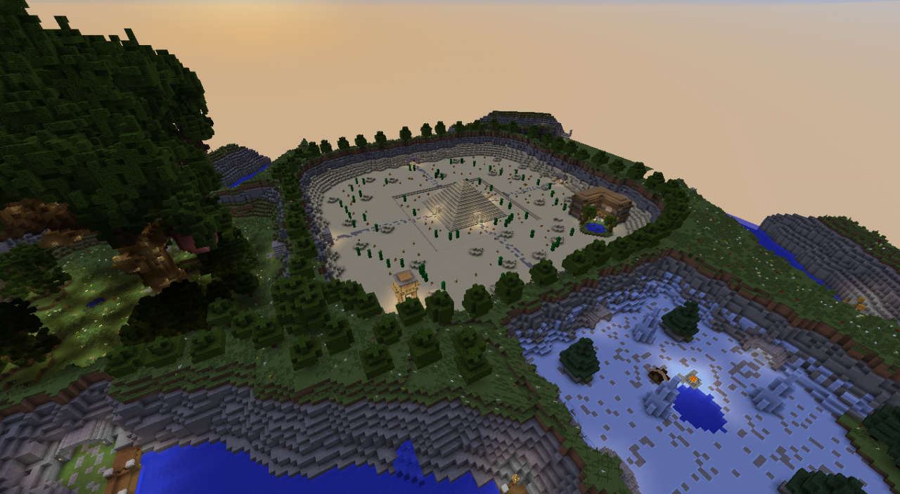 Massive Server Spawn/Hub [DOWNLOAD OPEN] Minecraft Map
