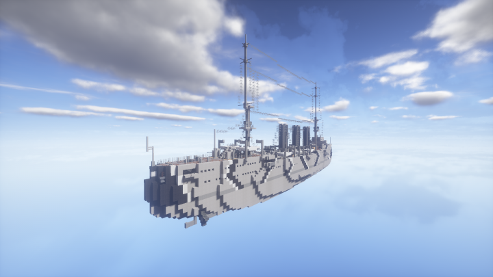 SMS.Dresden-Warship WW1 Minecraft Map