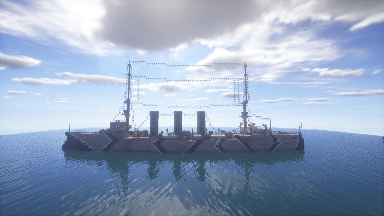 SMS.Dresden-Warship WW1 Minecraft Map