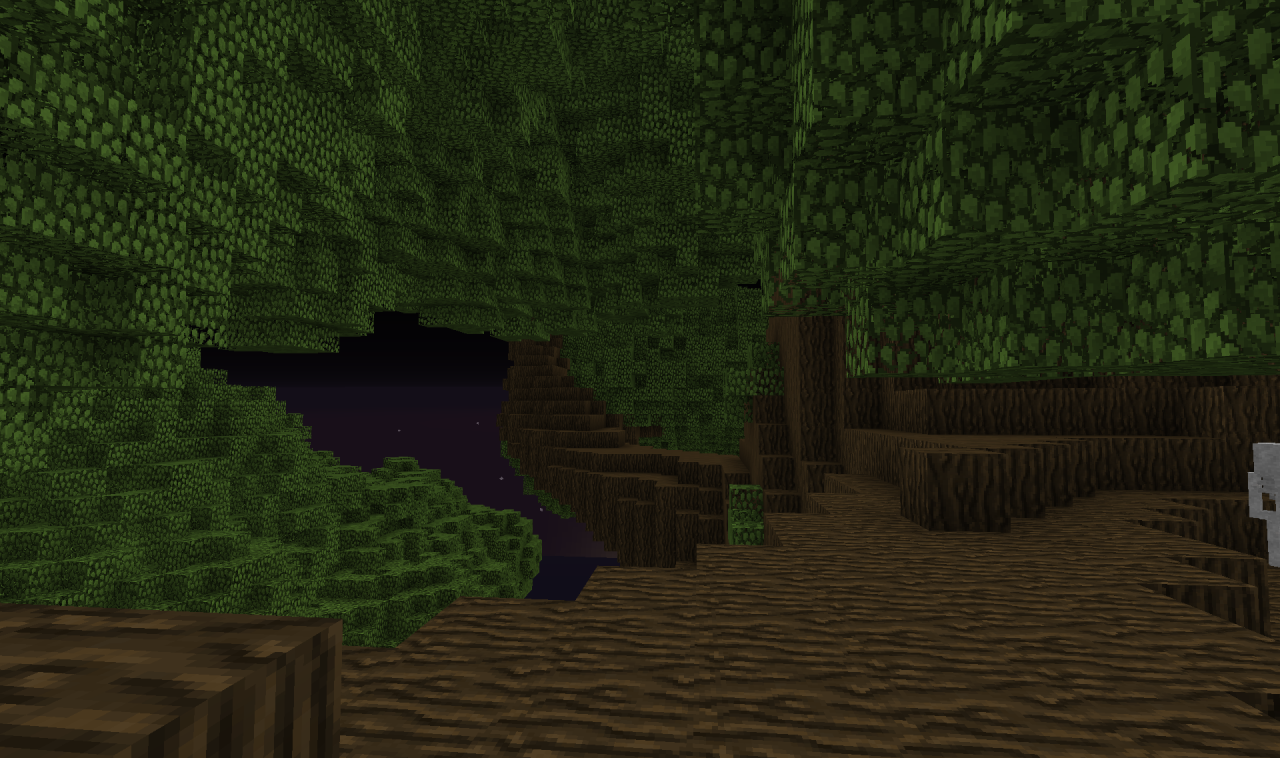 Deep Dark Oak God Tree Minecraft Map