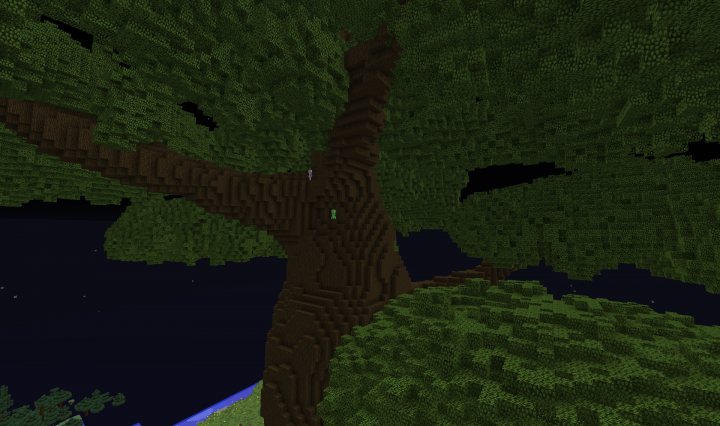 Deep Dark Oak God Tree Minecraft Map