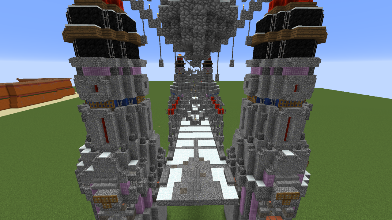 Fantasy Fire Bridge Expanded Minecraft Map