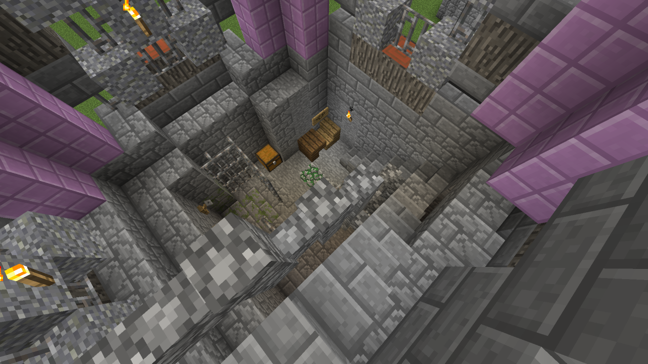 Fantasy Fire Bridge Expanded Minecraft Map