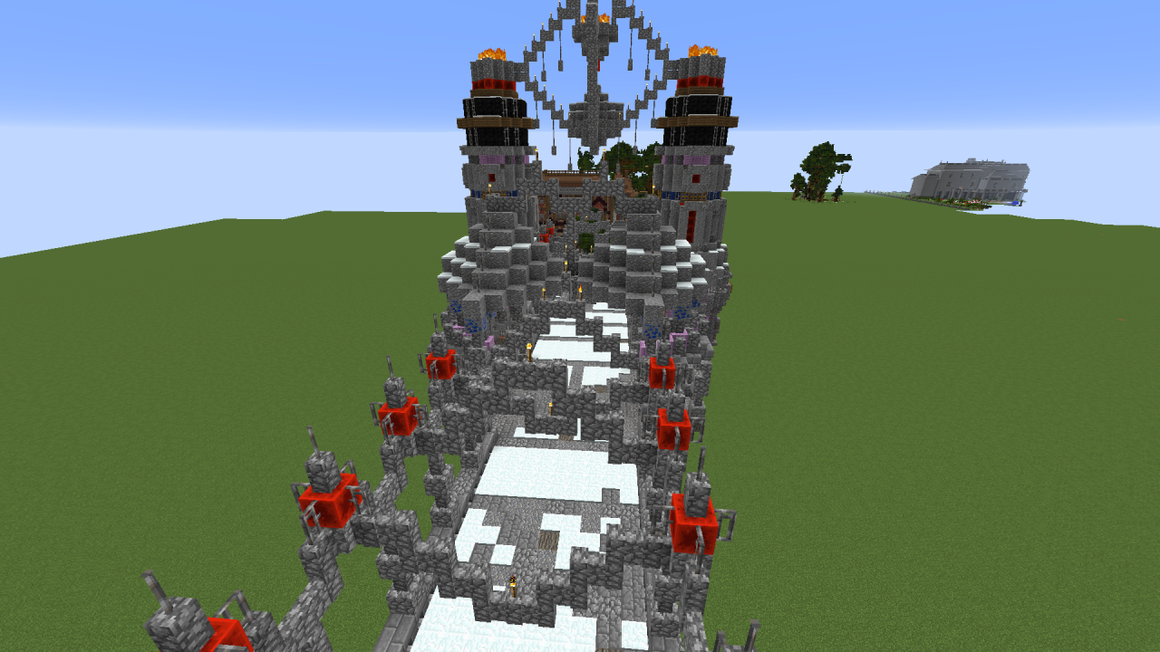 Fantasy Fire Bridge Expanded Minecraft Map