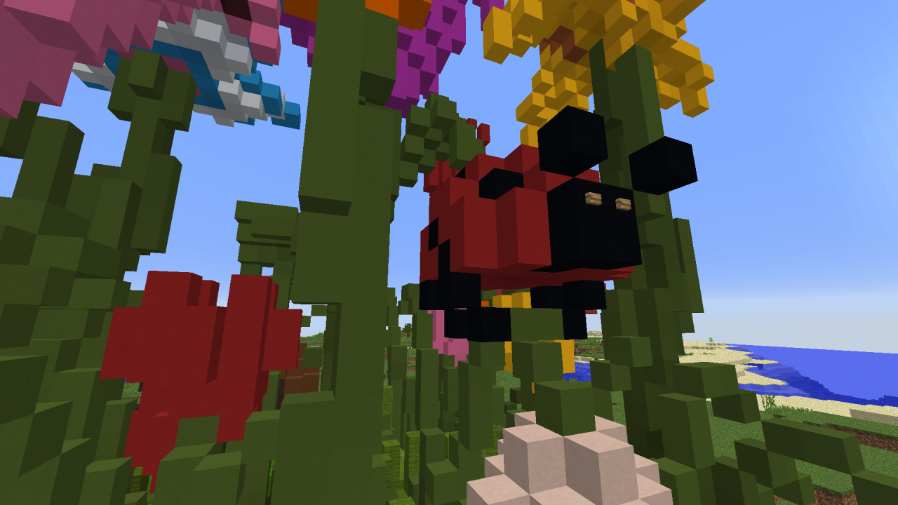 Flowers Spawn - Pixelated-mc Minecraft Map