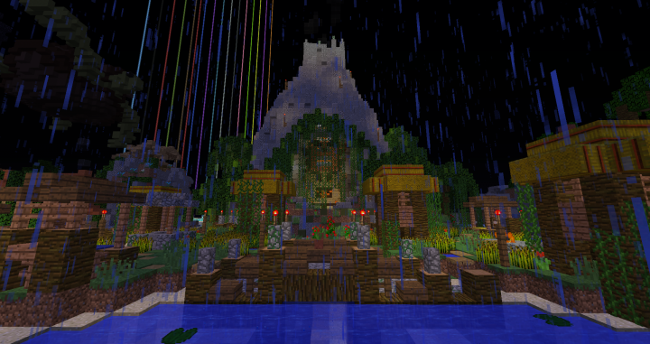 [wizry tiki] Mt. Tiki & the Eyelands Minecraft Map