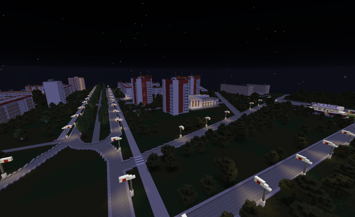 Pripyat/Chernobyl before 1986 Minecraft Map