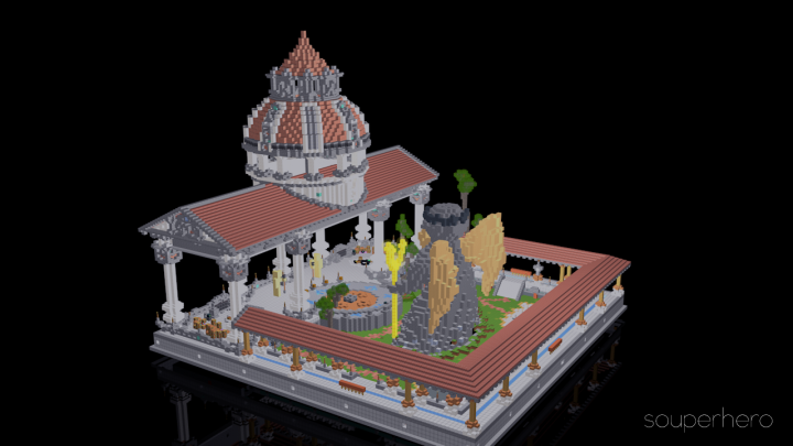 Greek/Roman Spawn Minecraft Map