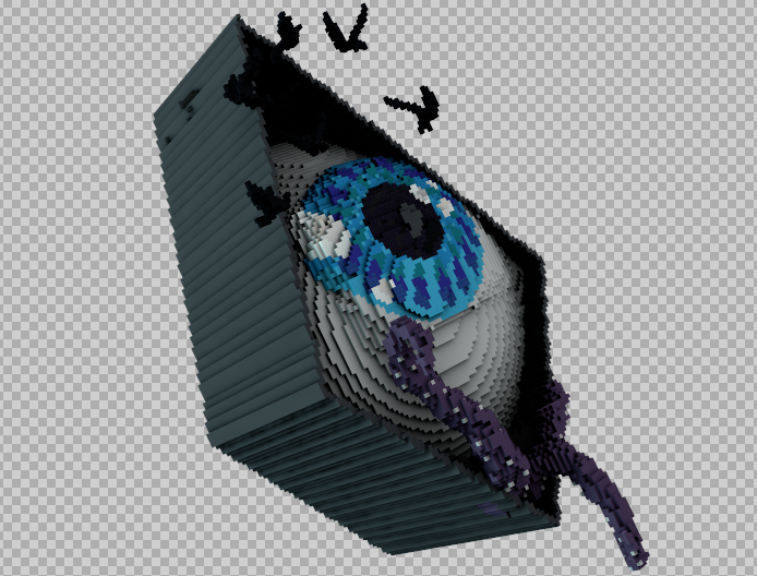 'Eye by eye, and the world will end up blind'' organic build Minecraft Map