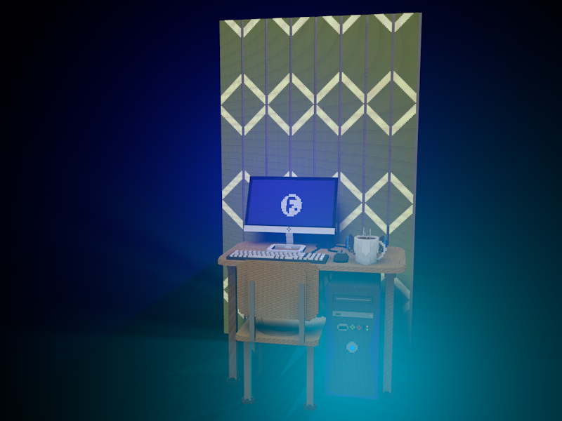 Giant Desktop Computer Minecraft Map