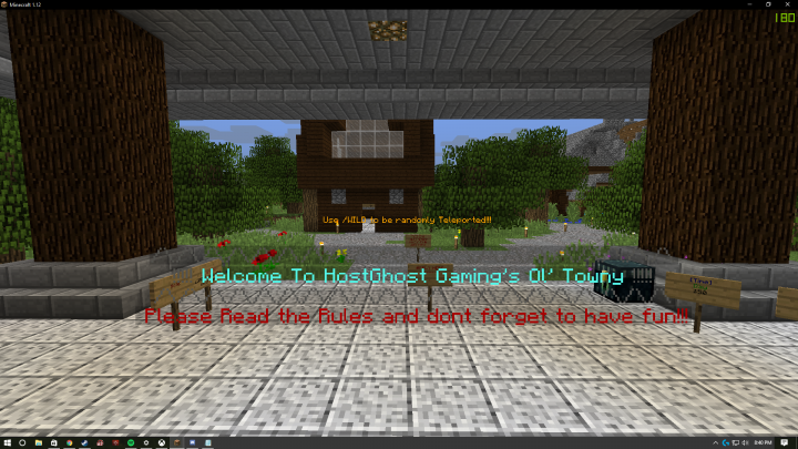 HostGhost Towny Server Minecraft Server