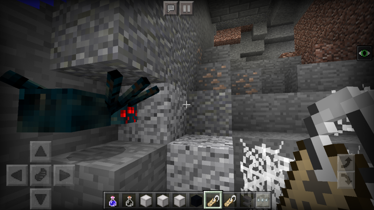 Giant Black Widow spider Minecraft Map