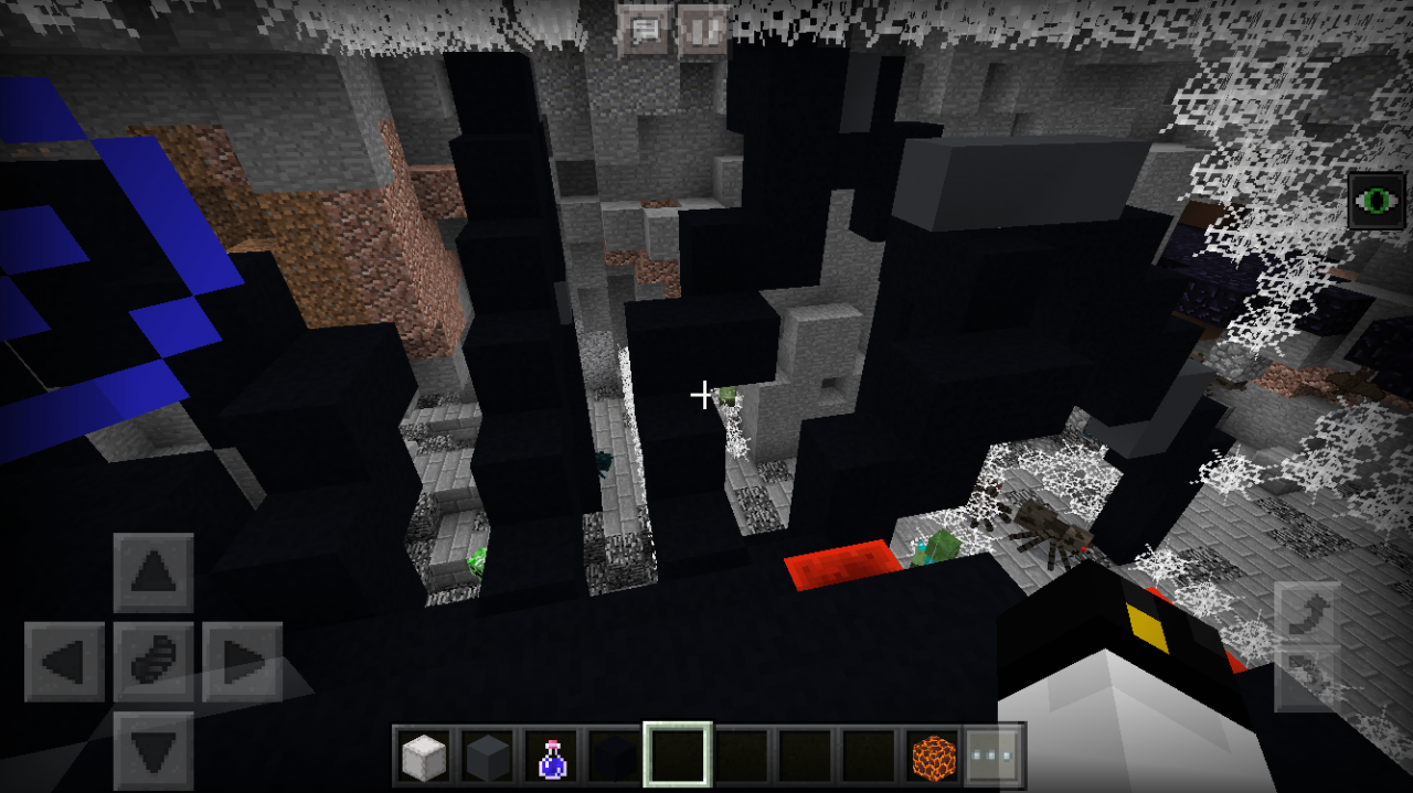 Giant Black Widow spider Minecraft Map