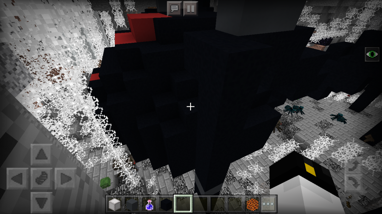 Giant Black Widow spider Minecraft Map