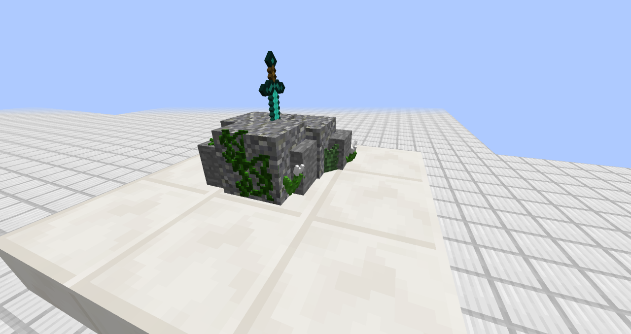 TLOZ BOTW Master Sword in Minecraft Minecraft Map