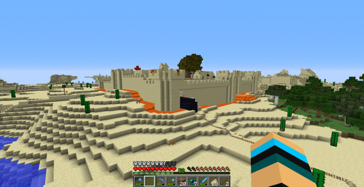 Desert Castle Minecraft Map